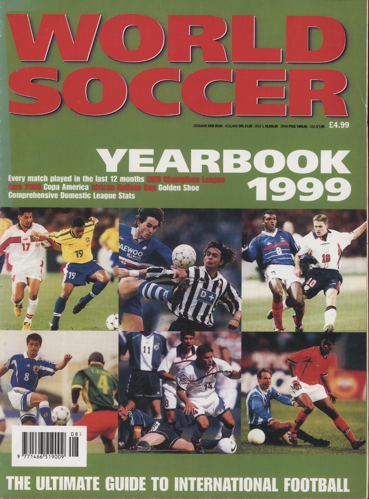 WORLD SOCCER - YEARBOOK 1999 - Football Annuals & Periodicals ...
