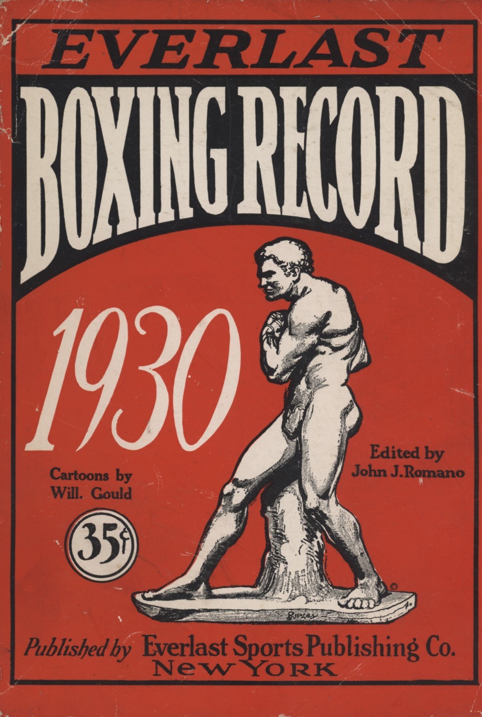 EVERLAST BOXING RECORD FOR 1930 - Boxing Annuals : Sportspages.com
