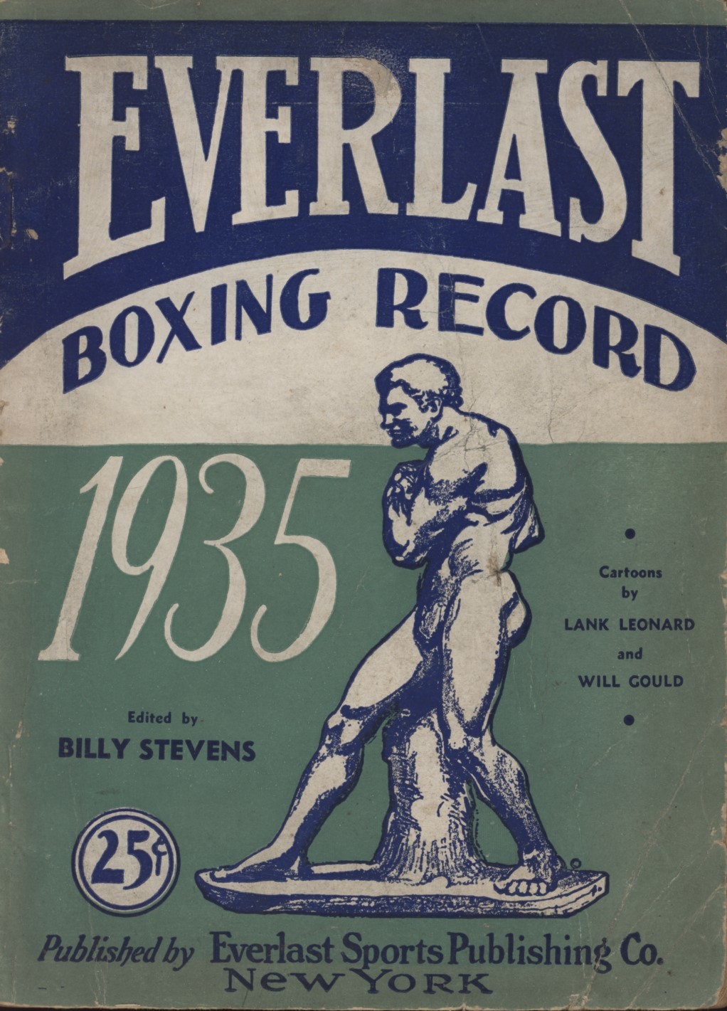 EVERLAST BOXING RECORD FOR 1935 - Boxing Annuals : Sportspages.com