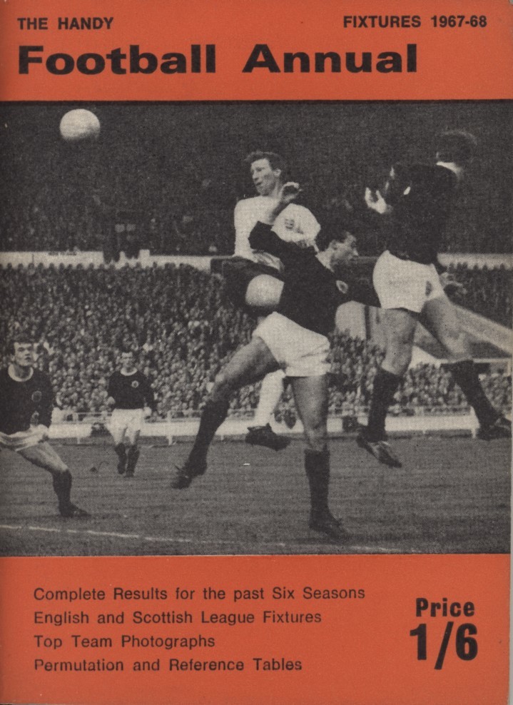 THE HANDY FOOTBALL ANNUAL 1967-1968 - Football Annuals & Periodicals ...