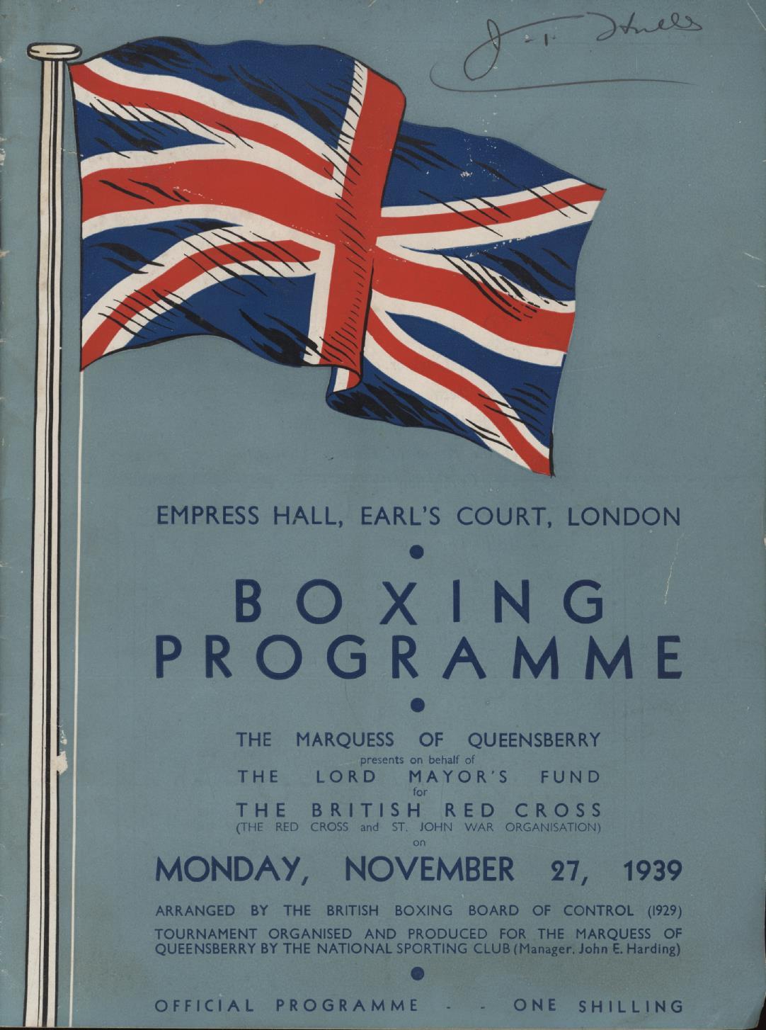 ERNIE RODERICK V ARTHUR DANAHER & TOMMY MARTIN V JACK LONDON 1939 ...