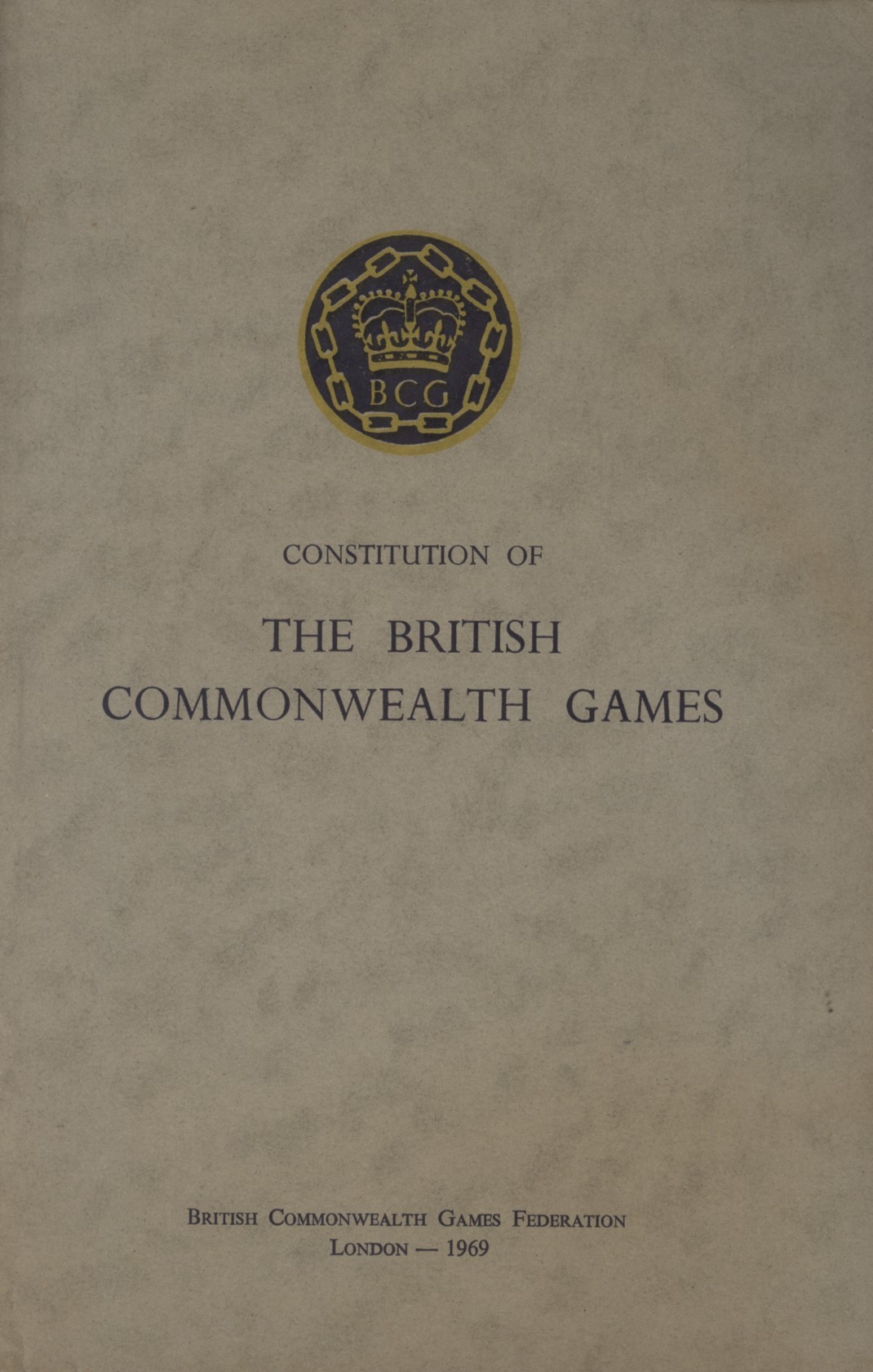 CONSTITUTION OF THE BRITISH COMMONWEALTH GAMES - General Athletics ...