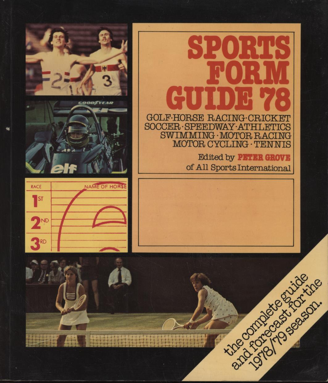 SPORTS FORM GUIDE 78 - Rare general sports books: Sportspages.com