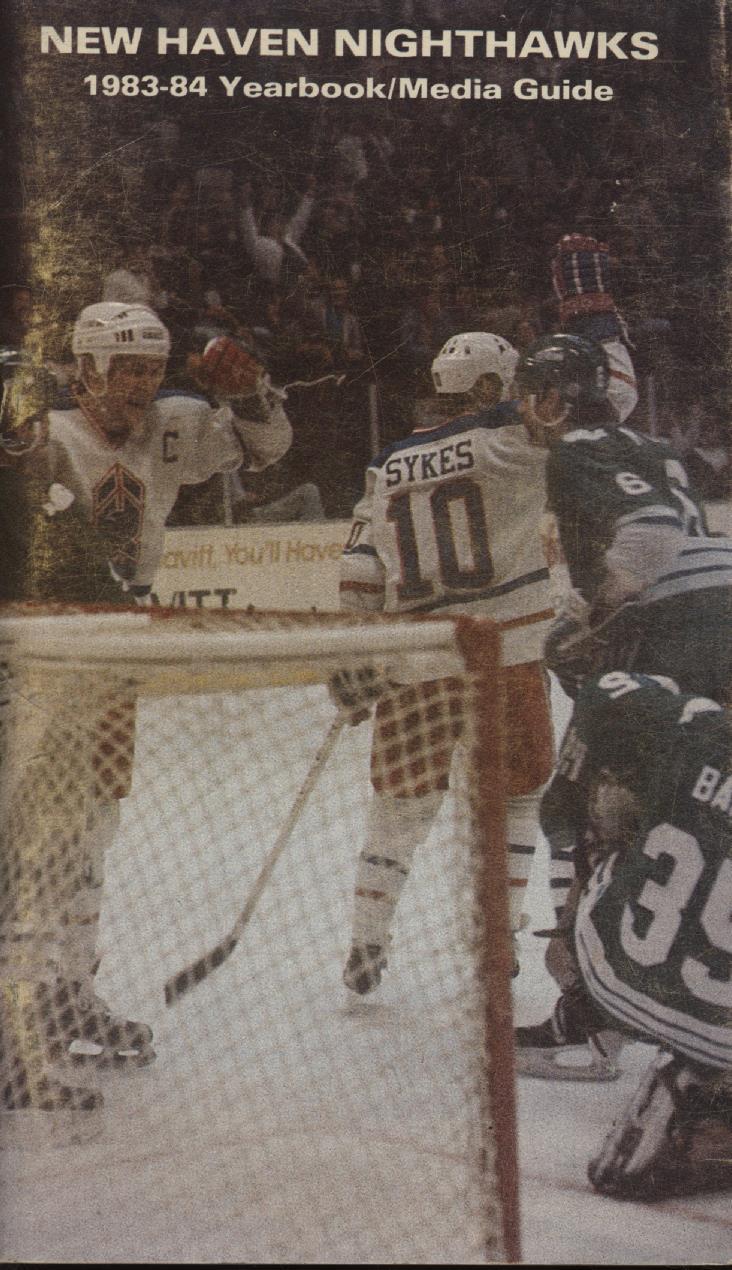 NEW HAVEN NIGHTHAWKS 1983-84 MEDIA GUIDE - Ice Hockey Books ...