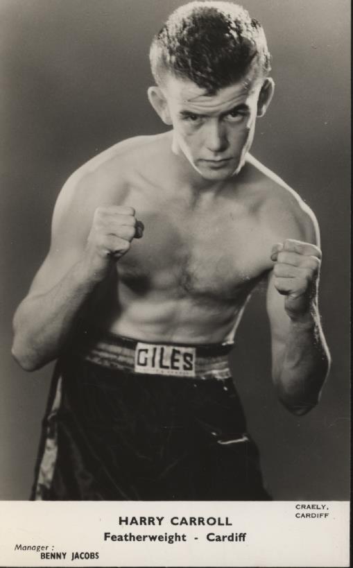 HARRY CARROLL (CARDIFF) BOXING PHOTOGRAPH - Boxers: Sportspages.com