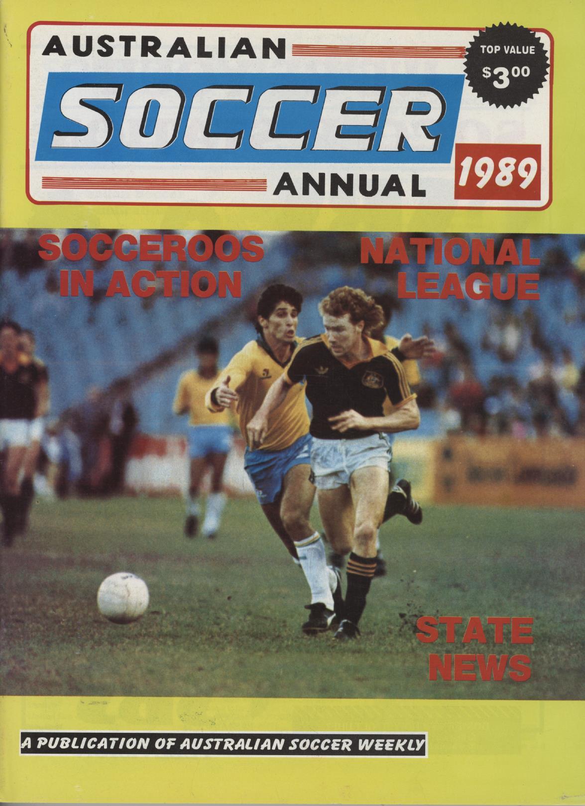 AUSTRALIAN SOCCER ANNUAL - 1989 - Football Annuals & Periodicals ...
