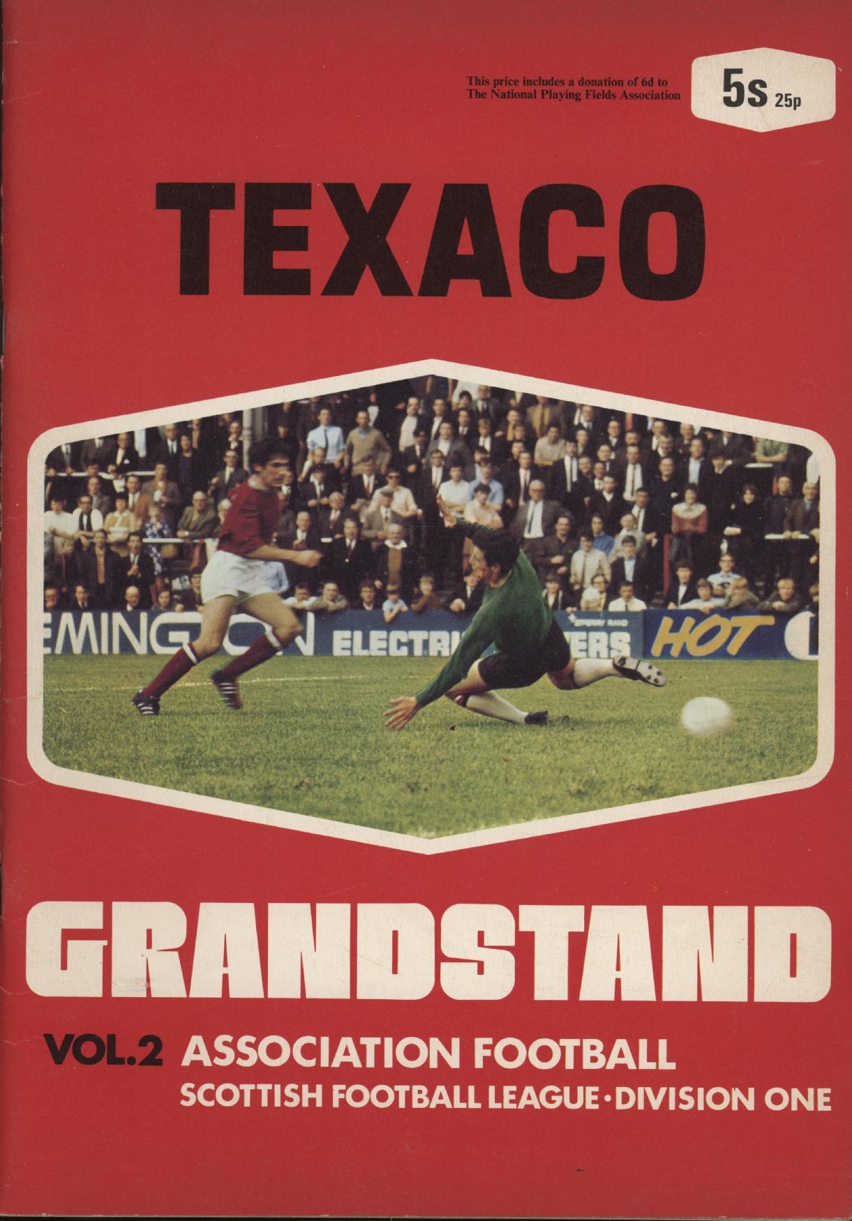 TEXACO GRANDSTAND VOL. 2 - ASSOCIATION FOOTBALL: SCOTTISH FOOTBALL ...