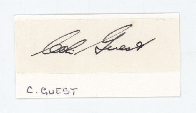 COLIN GUEST (AUSTRALIA) CRICKET AUTOGRAPH - Individual Cricket ...