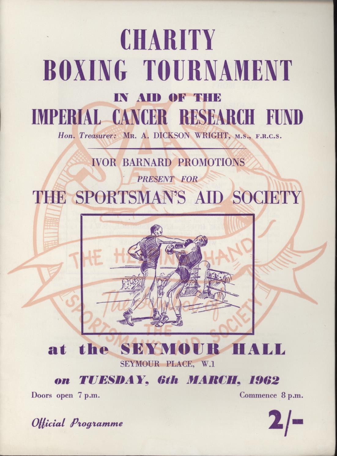TERRY SPINKS V JEAN BIOSCA 1962 BOXING PROGRAMME - Boxing programmes ...