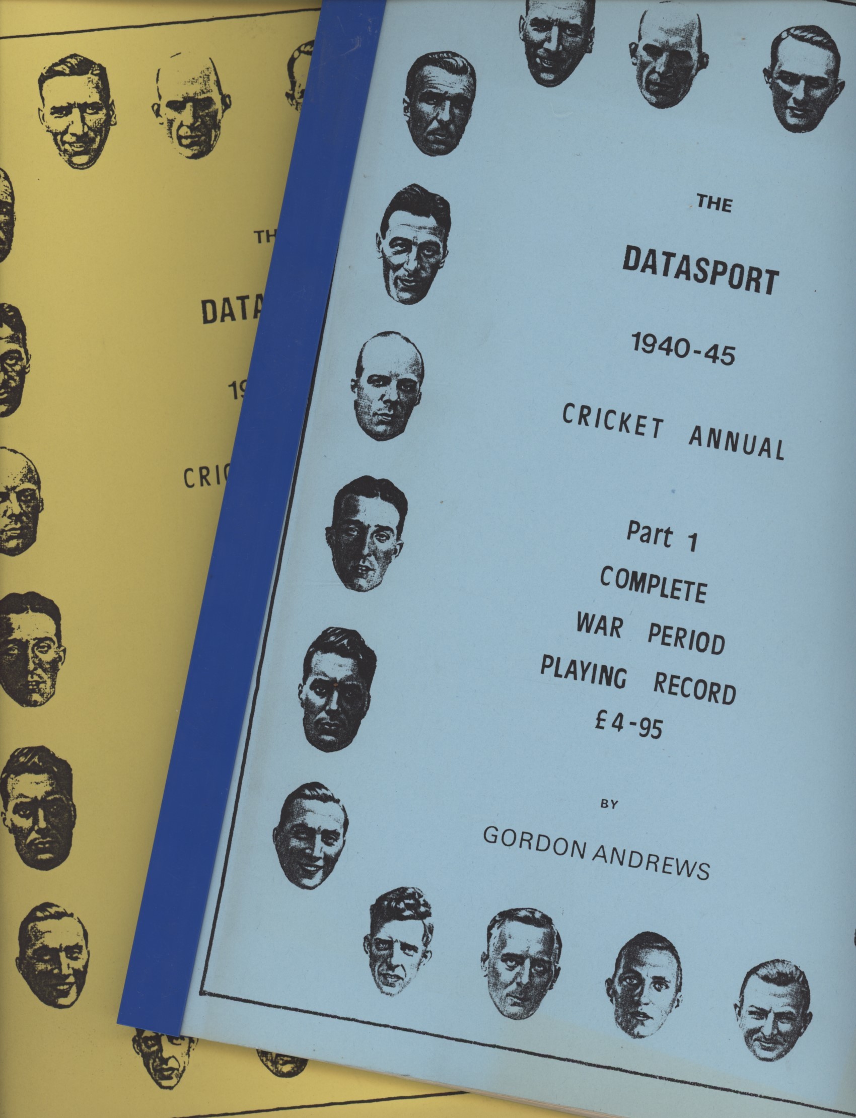 THE DATASPORT 1940-45 CRICKET ANNUAL (2 VOL SET) - Cricket Reference ...