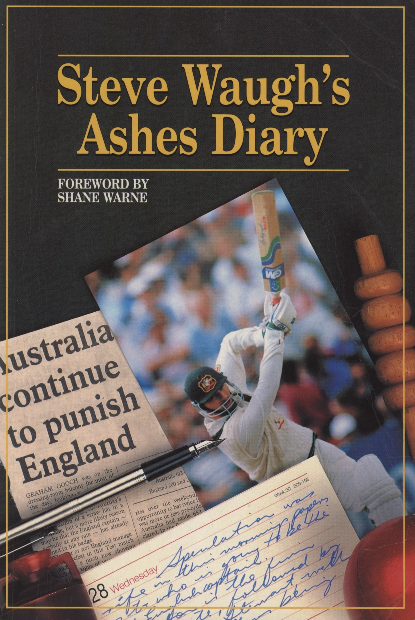 STEVE WAUGH'S ASHES DIARY - Cricket books on Tests & Tours: Sportspages.com