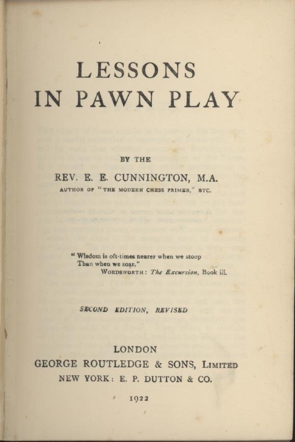 LESSONS IN PAWN PLAY: Sportspages.com