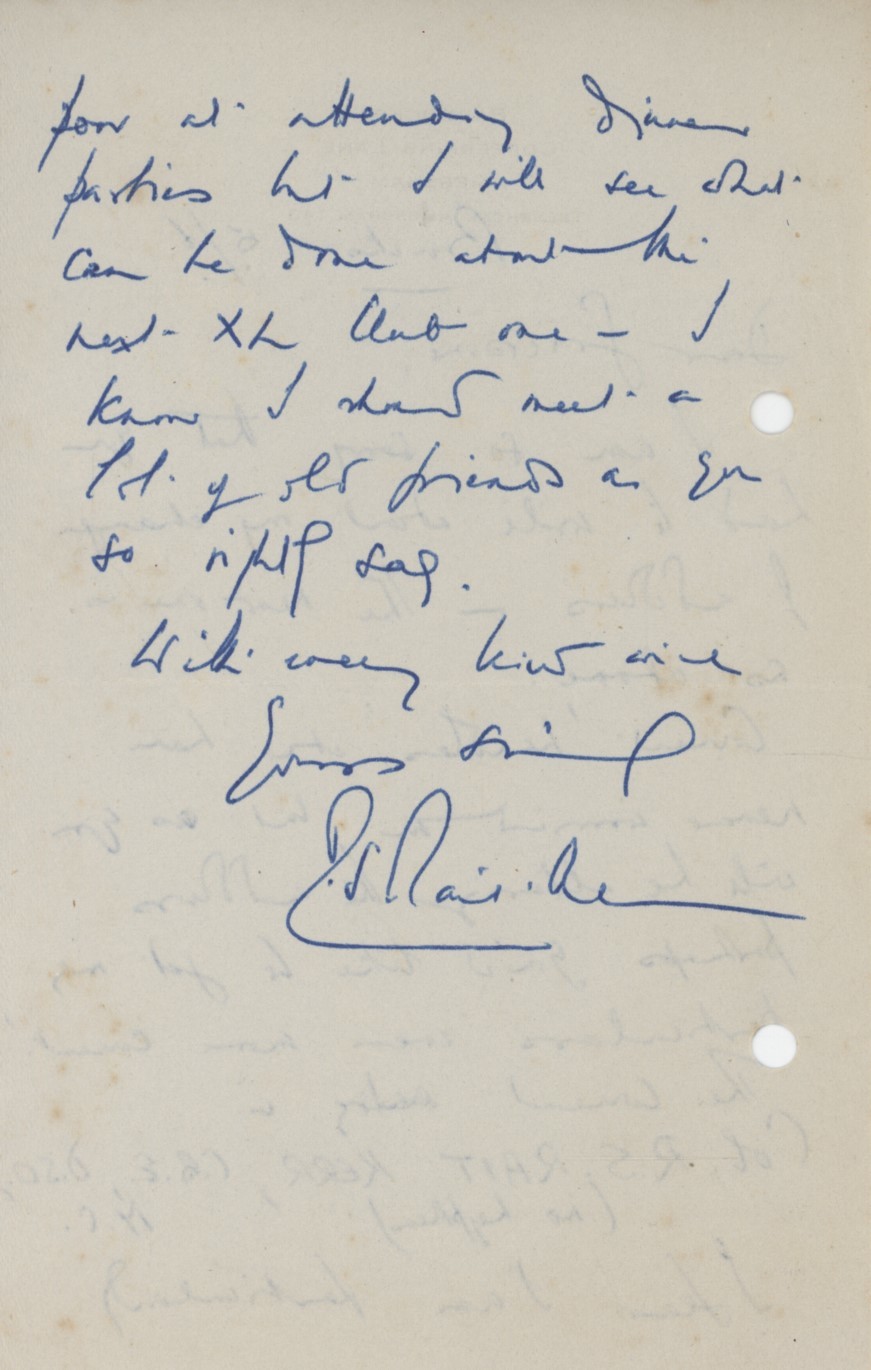 R.S. RAIT KERR 1950S CRICKET LETTER - Cricket Autographs & Cricket ...