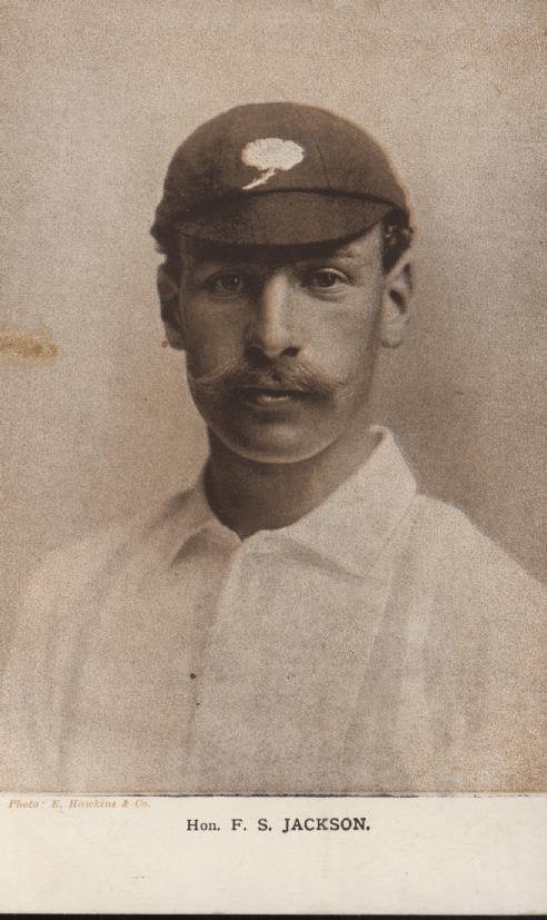 F.S. JACKSON (YORKSHIRE & ENGLAND) CRICKET POSTCARD - Postcards of ...