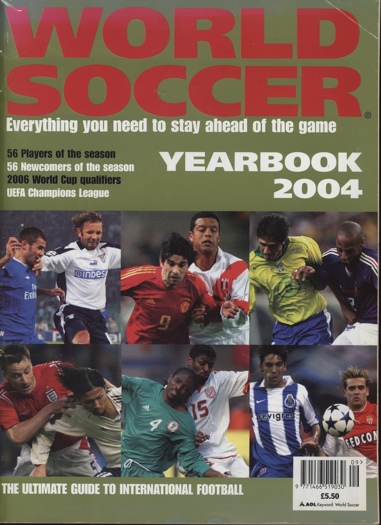 WORLD SOCCER - YEARBOOK 2004 - Football Annuals & Periodicals ...