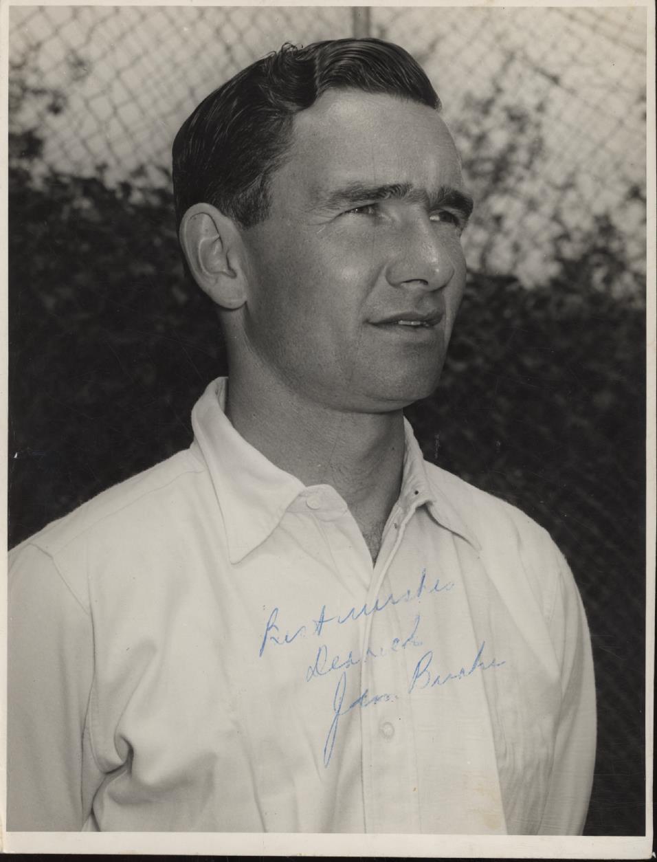 JIM BURKE (AUSTRALIA) SIGNED CRICKET PHOTOGRAPH - Photographs of ...