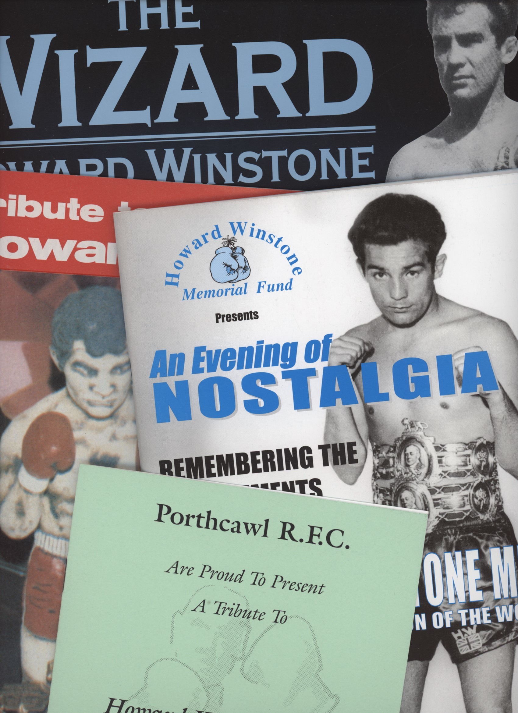 TRIBUTE TO HOWARD WINSTONE (PLUS 3 OTHER RELATED ITEMS) - Boxing ...