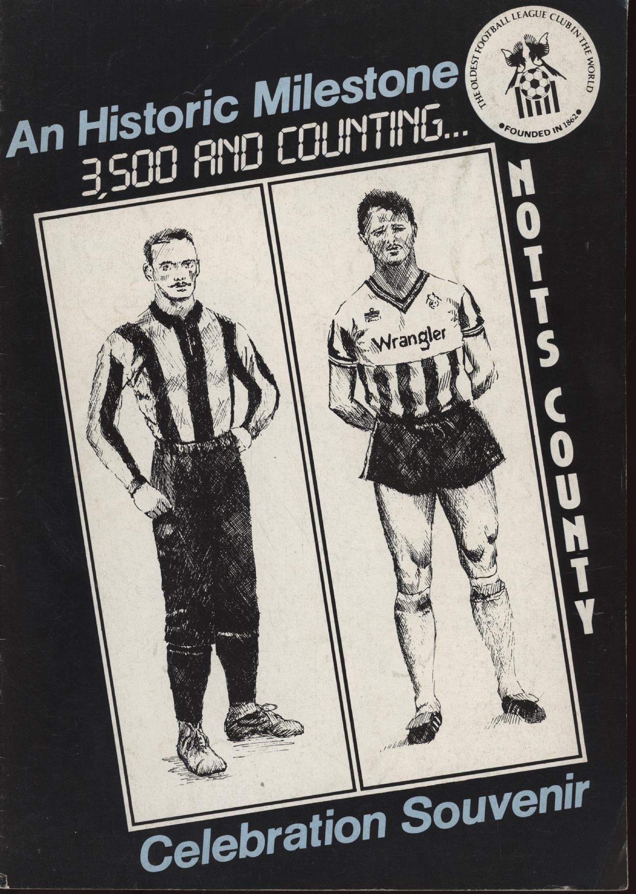NOTTS COUNTY - AN HISTORIC MILESTONE CELEBRATION SOUVENIR - Souvenir ...