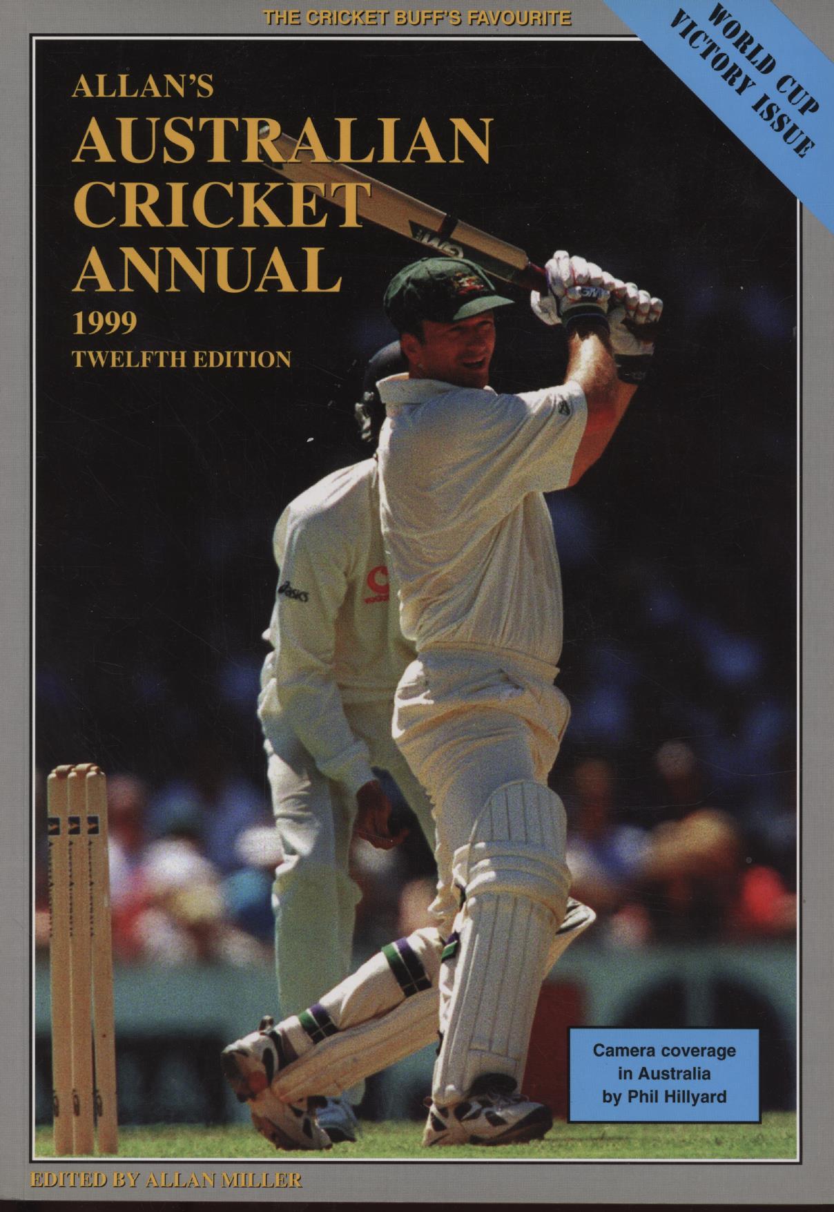 ALLAN'S AUSTRALIAN CRICKET ANNUAL 1999 - TWELFTH EDITION - Overseas ...